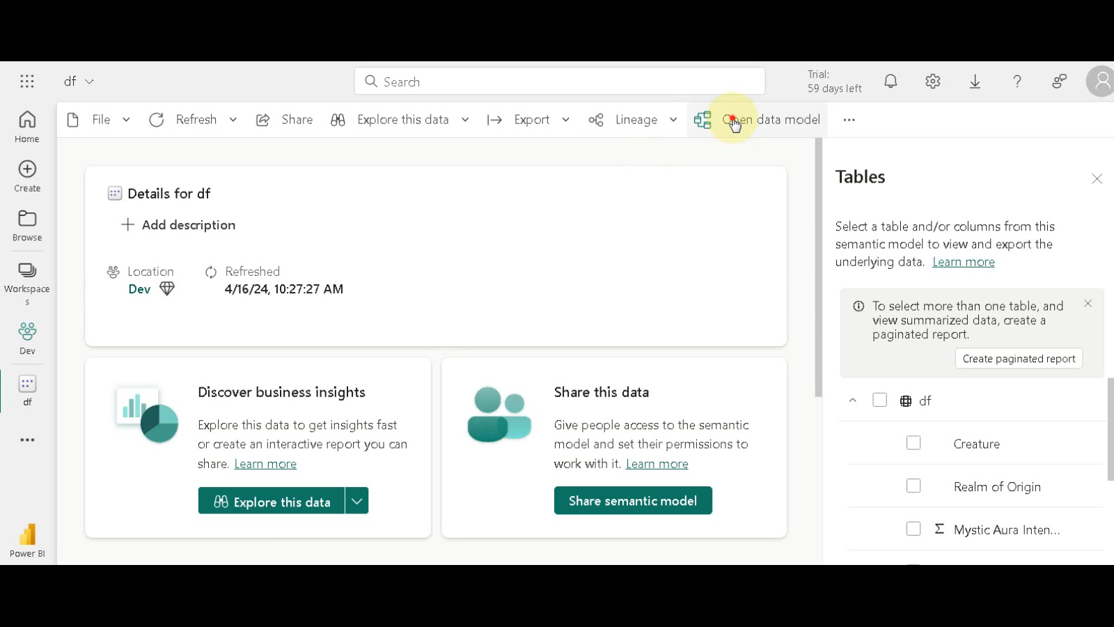 Building a Semantic Model in Power BI with Microsoft Fabric | jordan ...
